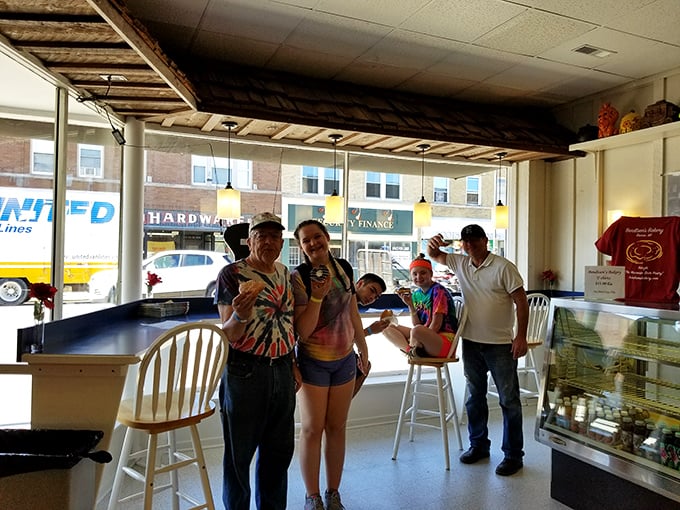 Happy faces and full bellies &ndash; the Bendtsen's effect! This bakery isn't just feeding stomachs; it's nourishing community one pastry at a time.