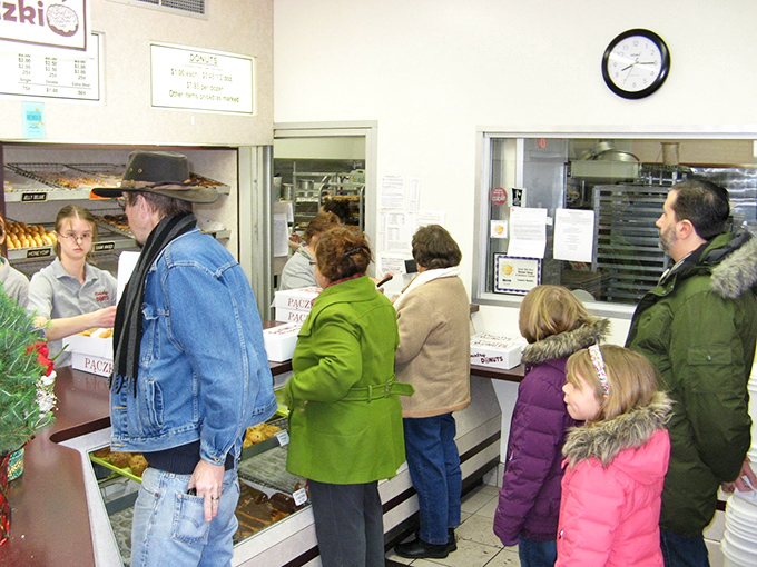 Where strangers become friends, united by their love of fried dough. This isn't just a donut shop; it's a community hub with sprinkles on top.