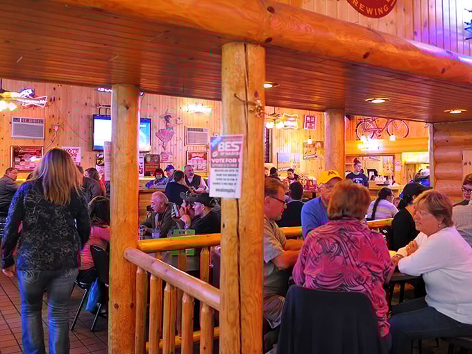 A melting pot of humanity, united by their love of good food. It's like a Midwest version of the United Nations, but tastier!