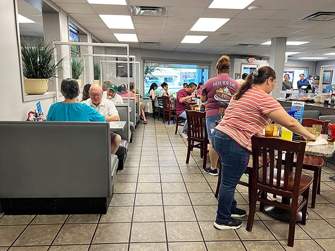 It's not just a meal; it's a community gathering. Here, strangers become friends over the universal language of "pass the syrup, please."