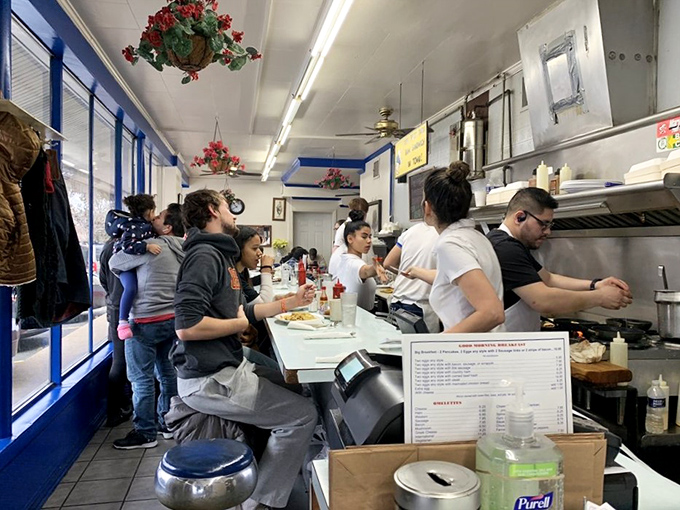 Where everybody knows your name... or at least your usual order. Nick's counter is where strangers become friends over shared love of good grub.