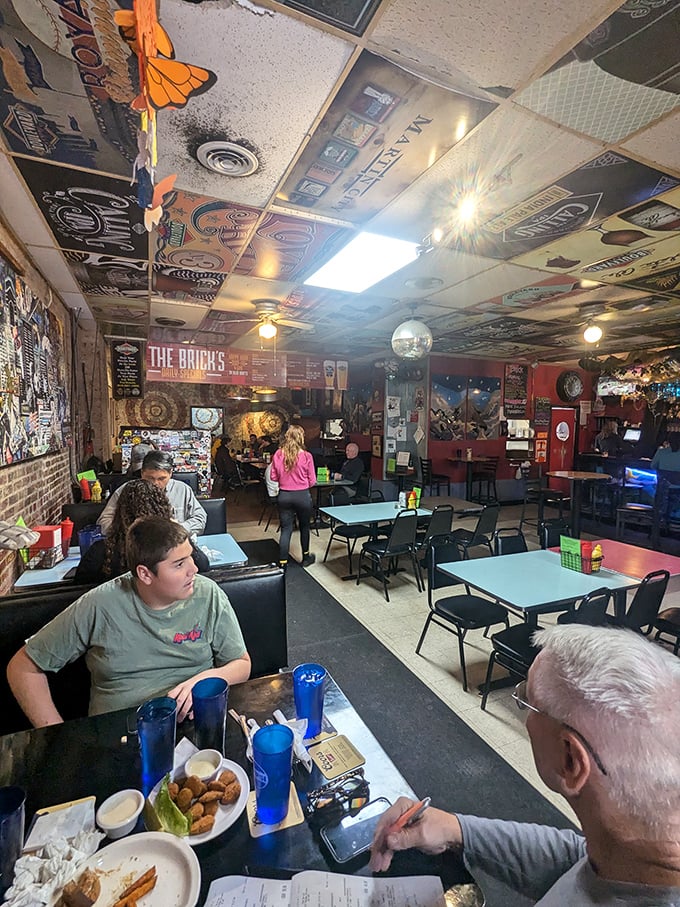 Come for the food, stay for the company! The Brick's warm atmosphere invites you to settle in and make yourself at home.