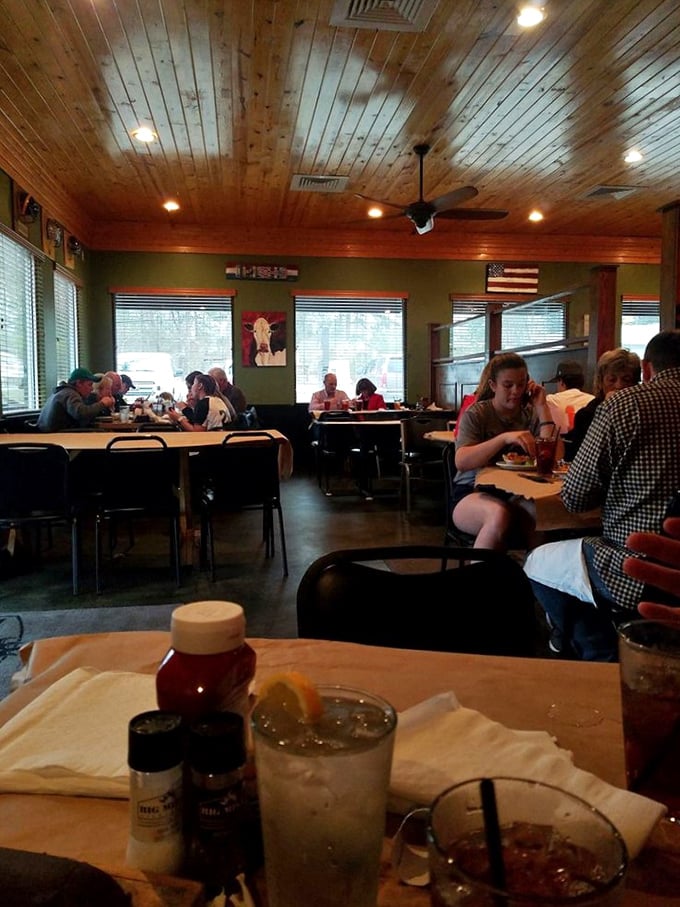 Where strangers become friends over the universal language of "Mmm!" It's like a delicious United Nations in here.