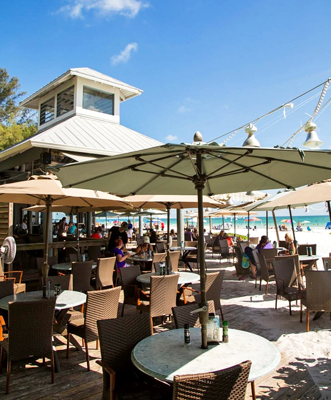 Where strangers become friends over shared sunsets and seafood. It's like "Cheers," but with better scenery and fewer bar fights.