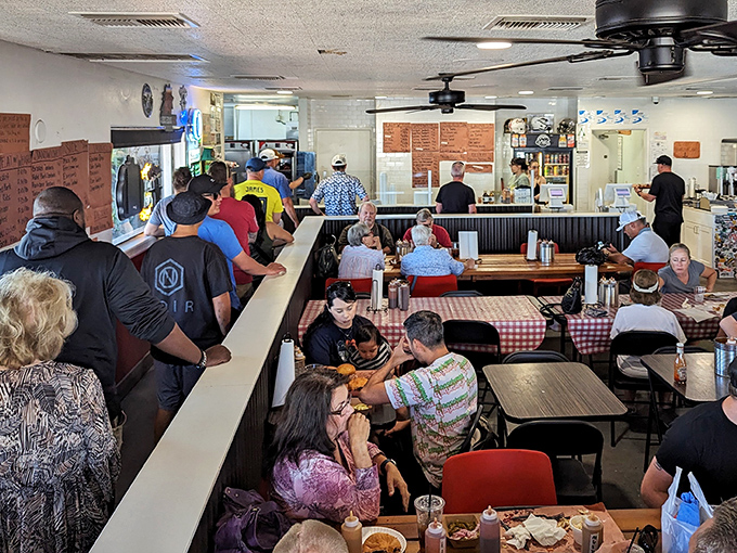 A full house is the best compliment a restaurant can get. Looks like the secret's out &ndash; Eric's is the place to meat and greet!