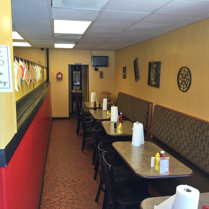 Cozy booths and chicken-inspired art - it's like your grandma's kitchen got a hip makeover. Pull up a chair and stay awhile!