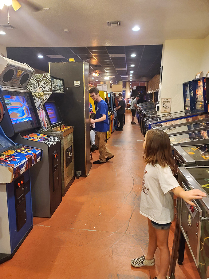 Age is just a number when you're battling space invaders. Here, everyone from 7 to 70 can be an arcade champion.