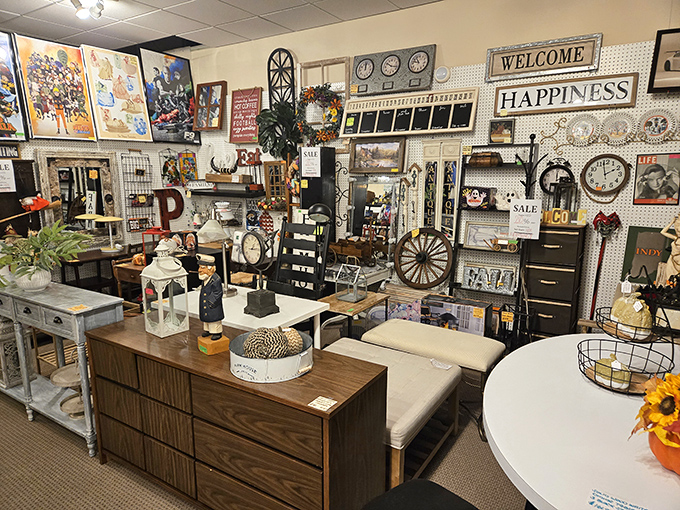 Home decor heaven or knick-knack nightmare? This eclectic mix is where "one man's trash" truly becomes another's treasure.