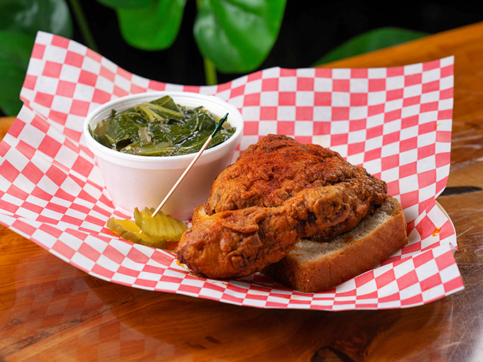 This leg quarter is so perfectly cooked, it could win a beauty pageant and a talent show in one fell swoop.