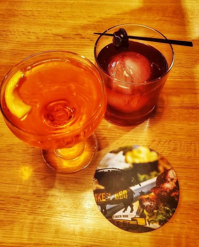 Cocktail hour, BBQ style! These drinks are like liquid velvet, smooth enough to make you forget you just inhaled a pound of brisket.