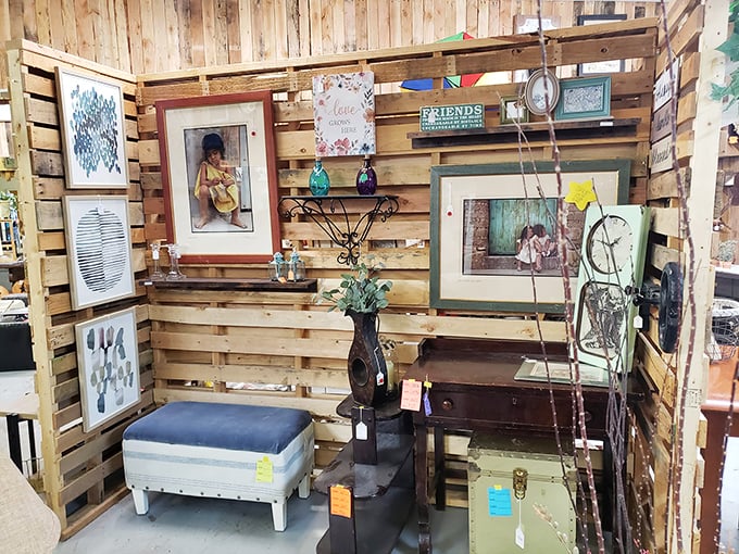 A gallery of eclectic art awaits. From serene landscapes to pop art explosions, there's a masterpiece for every blank wall.