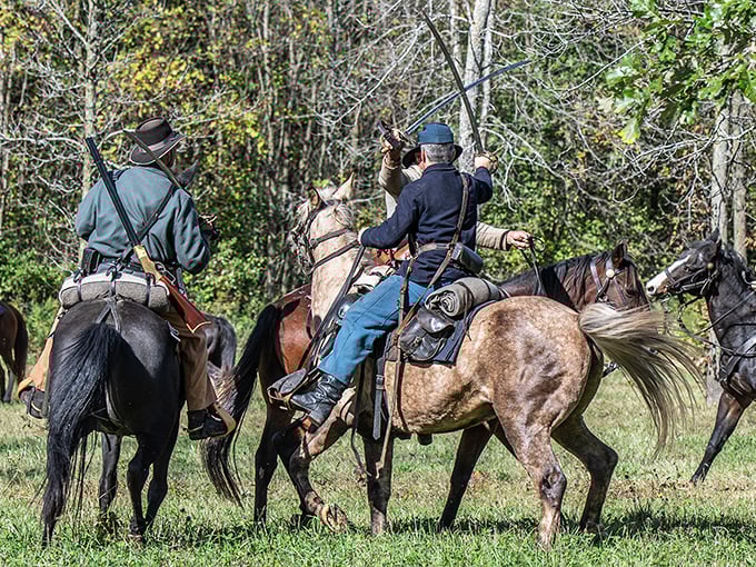 Civil War reenactors bring history to life. It's like Westworld, but with less existential dread and more historically accurate uniforms.