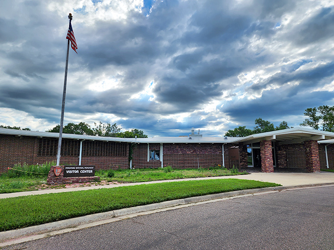 Not your average rest stop! This visitor center is where park rangers and curious travelers unite.