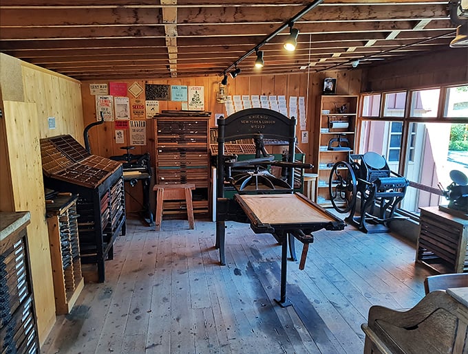 Honey, I shrunk the print shop! This pint-sized press proves that even in the Old West, the pen (and the printing press) was mightier than the sword.