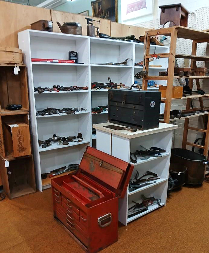 Tools of the trade from yesteryear. This rusty renaissance is where DIY dreams and tetanus shots collide!