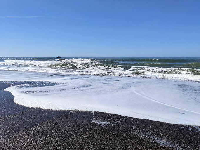 Where the waterfall meets the sea: Nature's ultimate "surf and turf" experience, minus the lobster but with 100% more wow factor.