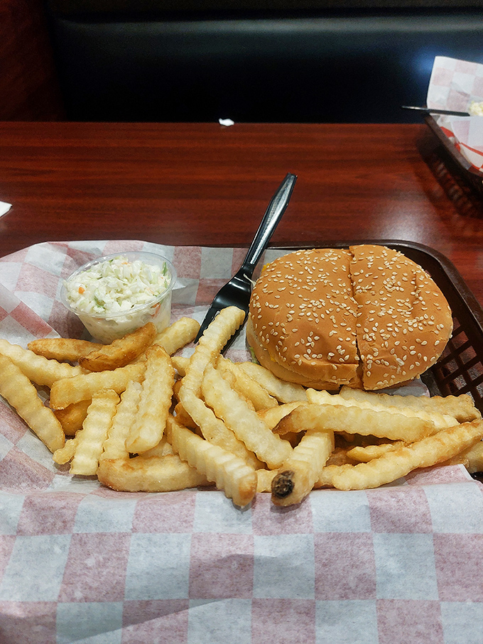 A burger and fries combo that's more iconic than Batman and Robin. Take that, Dynamic Duo!