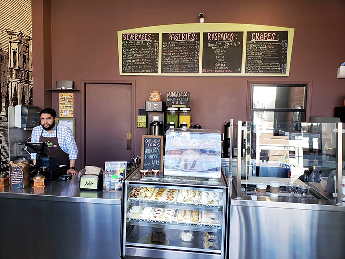 Where the magic happens! This counter is command central for all things delicious. The staff's smiles are as warm as the fresh-baked goods.