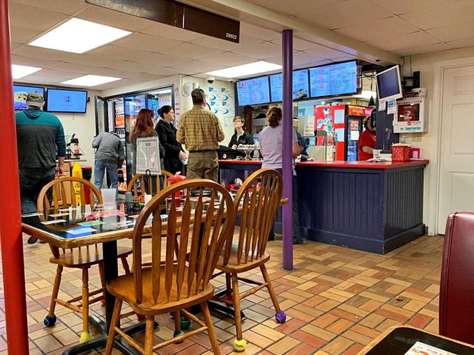 Order up! The bustling counter is where seafood dreams become deep-fried reality.