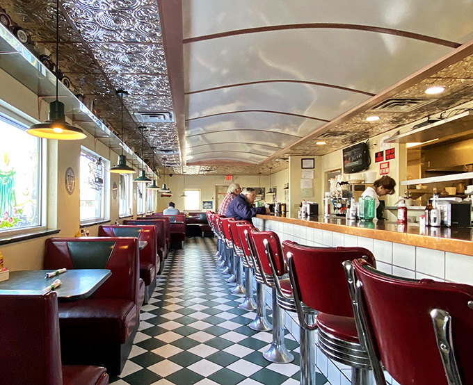 Where everybody knows your name... and your usual order. This isn't just a meal, it's a slice of small-town Americana.