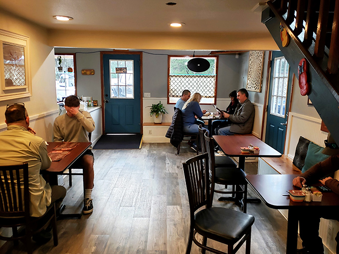 Where strangers become friends over forkfuls of pancakes. This cozy dining room is like a breakfast club where the only requirement is a healthy appetite.