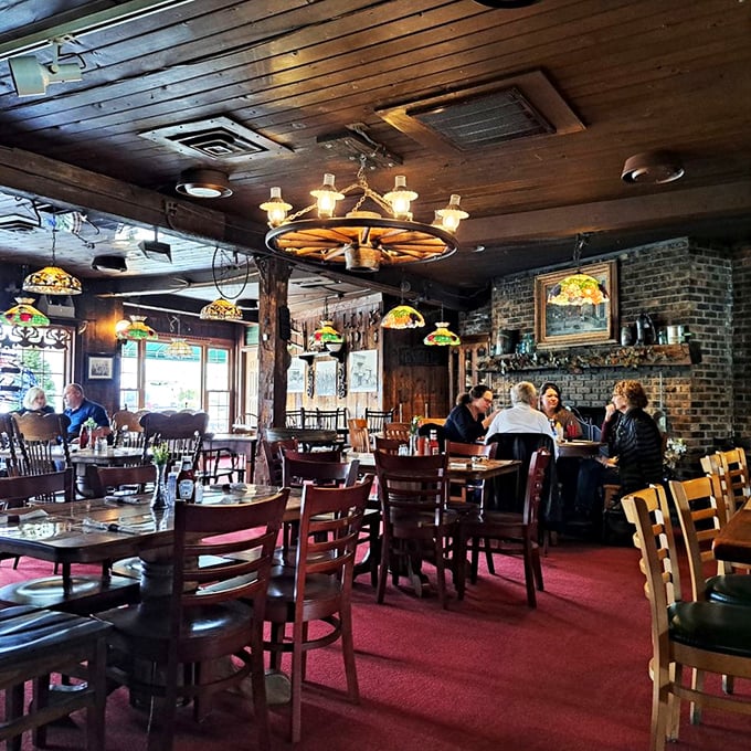 A scene straight out of a Norman Rockwell painting, with better lighting and tastier food. This is where memories (and extra pounds) are made.