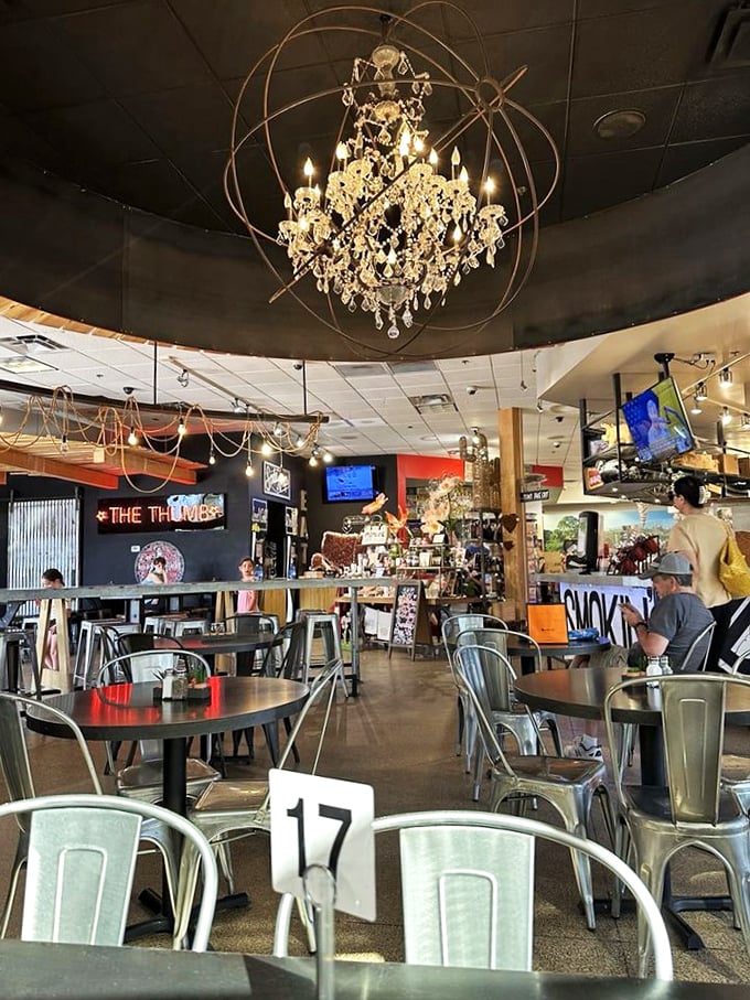 Dine under the glow of chandeliers while savoring world-class BBQ. It's like Downton Abbey met a Texas smokehouse, and we're here for it.