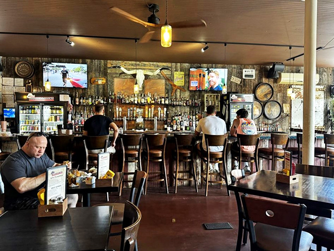 Where everybody knows your name... or soon will! The bar at Gibbs is where stories are shared and friendships are forged.