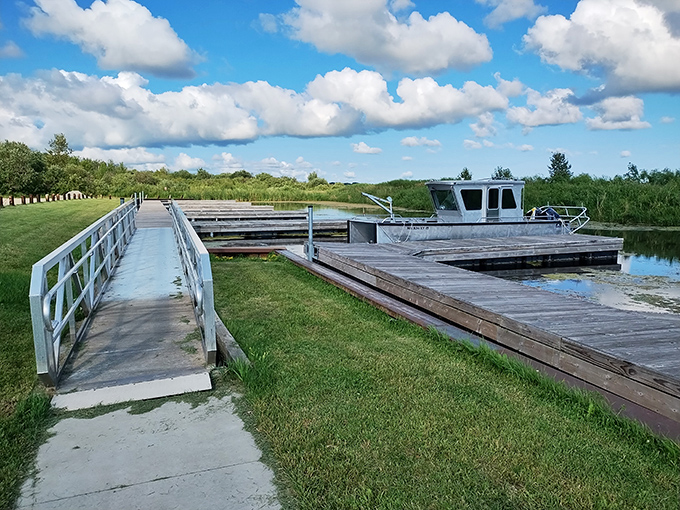 Dock of dreams: Where boats rest and adventures begin. This sturdy platform isn't just for tying up &ndash; it's for casting off into new experiences.