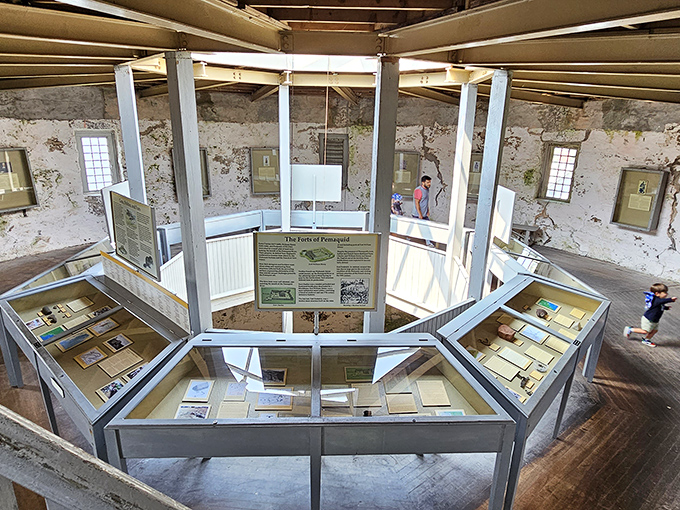 Step inside Fort William Henry and feel the weight of history. It's like walking through a really old, really cool treehouse for grown-ups.