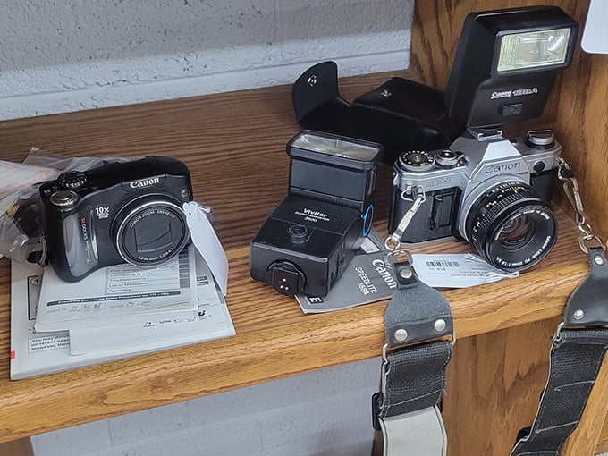 Calling all shutterbugs! These vintage cameras are ready to capture your best Ansel Adams impression.