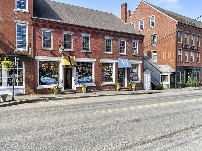 Window shopping in Damariscotta: Where "just looking" turns into "must have" faster than you can say "charge it."