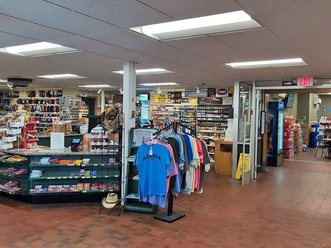 Part general store, part fashion boutique, all Maine. Who knew you could grab a souvenir t-shirt with your midnight snack?