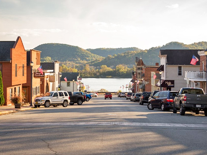 Where every street leads to adventure. This view down Main Street is like a real-life version of a Hallmark movie set, minus the predictable plot twists.
