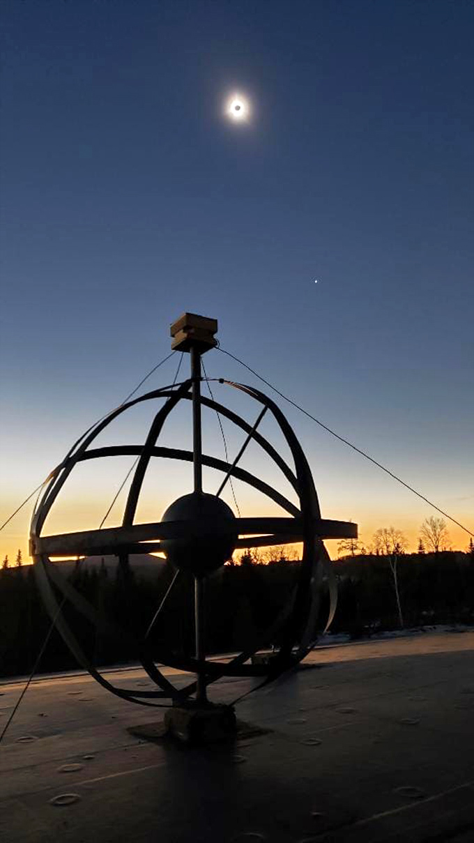 Cosmic timekeeping! This isn't your grandpa's sundial &ndash; it's tracking celestial energy and maybe predicting the next big scientific breakthrough.
