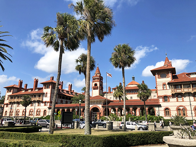 Flagler College: Where Hogwarts meets spring break. This former luxury hotel turned college campus is an architectural feast for the eyes.