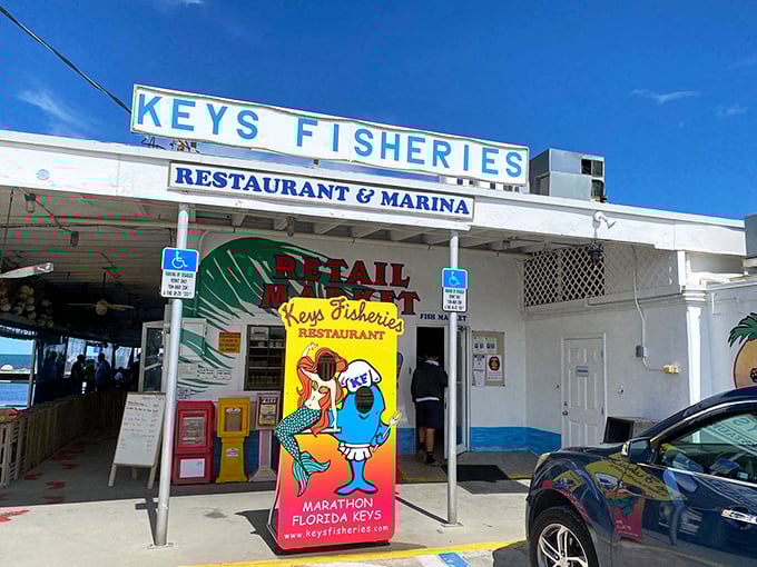 Keys Fisheries: Where "island time" means it's always time for stone crabs. It's the Keys experience distilled into one delicious, laid-back package.