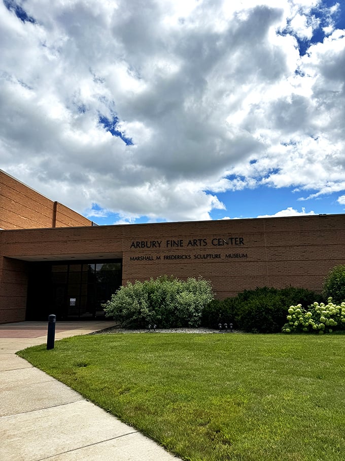 Behold! The Marshall M. Fredericks Sculpture Museum is where art breaks free from frames and invites you to walk among giants.