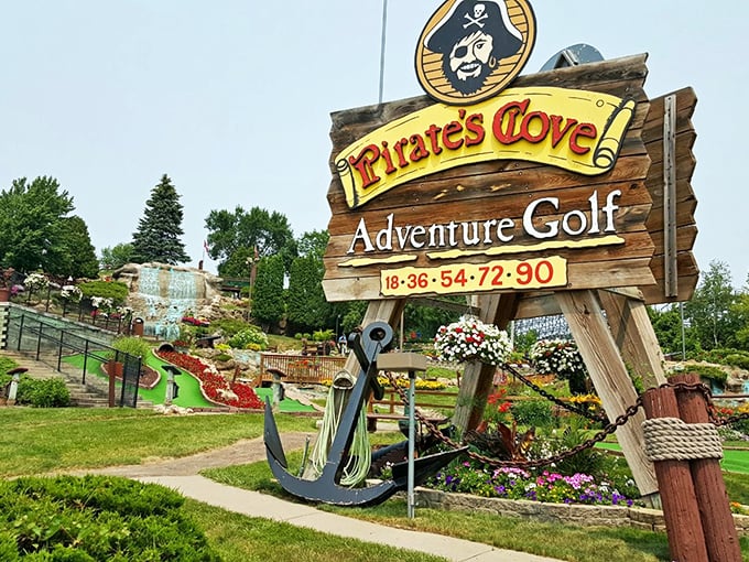 Ahoy, golf enthusiasts! Pirates Cove turns mini-golf into a swashbuckling adventure. No eyepatch required!