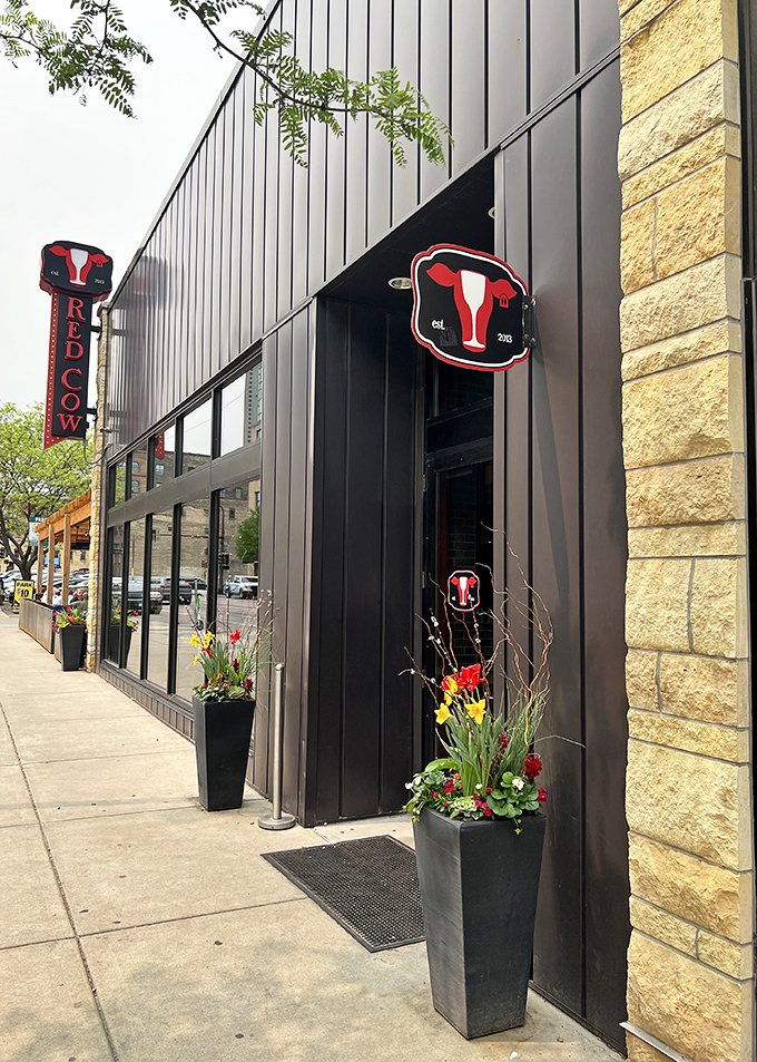 Red Cow: Where Jucy Lucys put on their fancy pants. It's like your favorite burger went to finishing school.