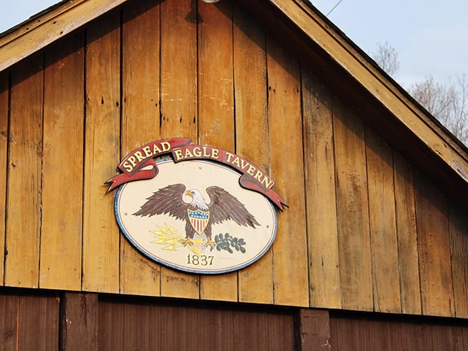 "Spread Eagle Tavern: Where the eagle spreads its wings and the flavors soar. History never tasted so good!"