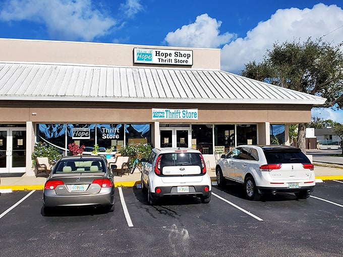 The HOPE Shop: Where retail therapy meets actual hope. Come for the bargains, stay for the warm fuzzies!