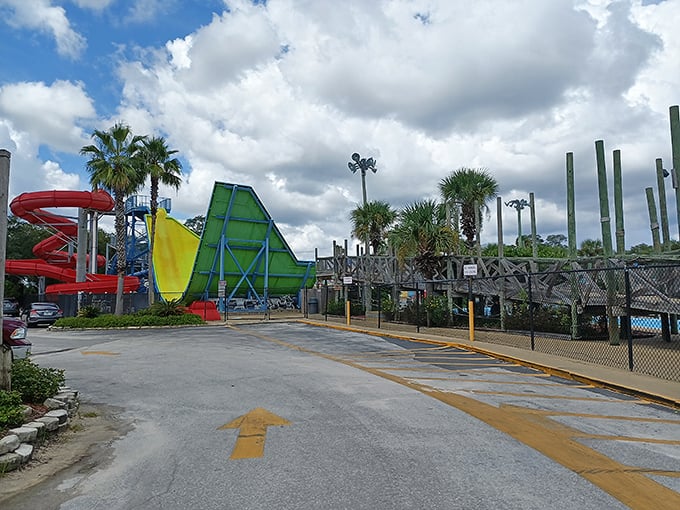 Splash into summer! Adventure Landing's water park is where 'beating the heat' becomes an Olympic sport.