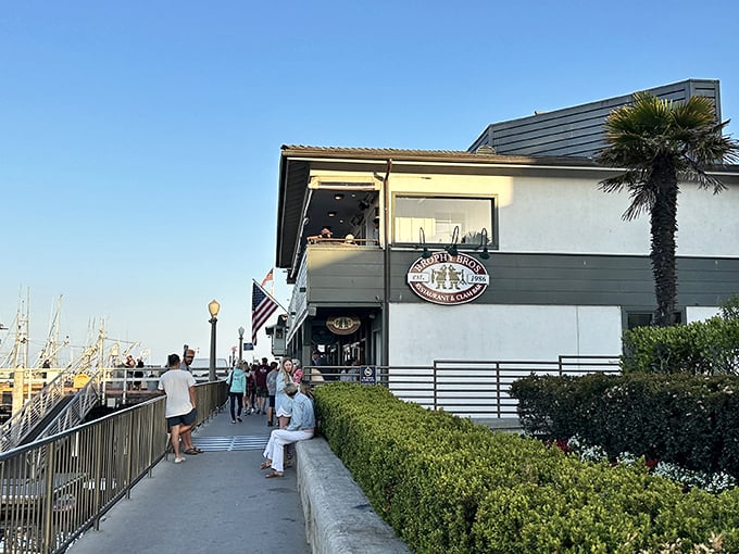 At Brophy Bros, you're so close to the harbor, you might get splashed during high tide! But trust us, it's worth it.