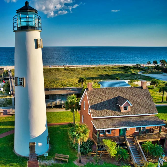  Island paradise with a twist: Cape St. George Lighthouse offers a 360-degree view that'll make your head spin (in a good way).