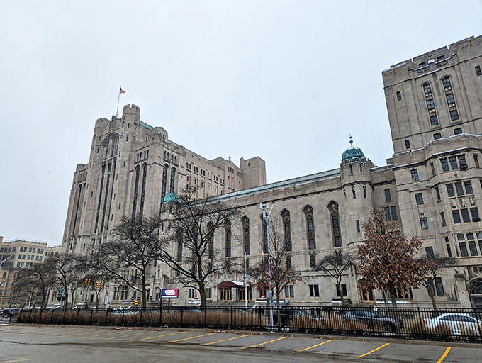 Part cathedral, part haunted house, all impressive. The Detroit Masonic Temple: where even ghosts get lost.