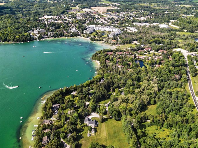 Elkhart Lake's shoreline: A slice of paradise that would make even the most jaded traveler stop and stare. The water's calling &ndash; time to dive in!
