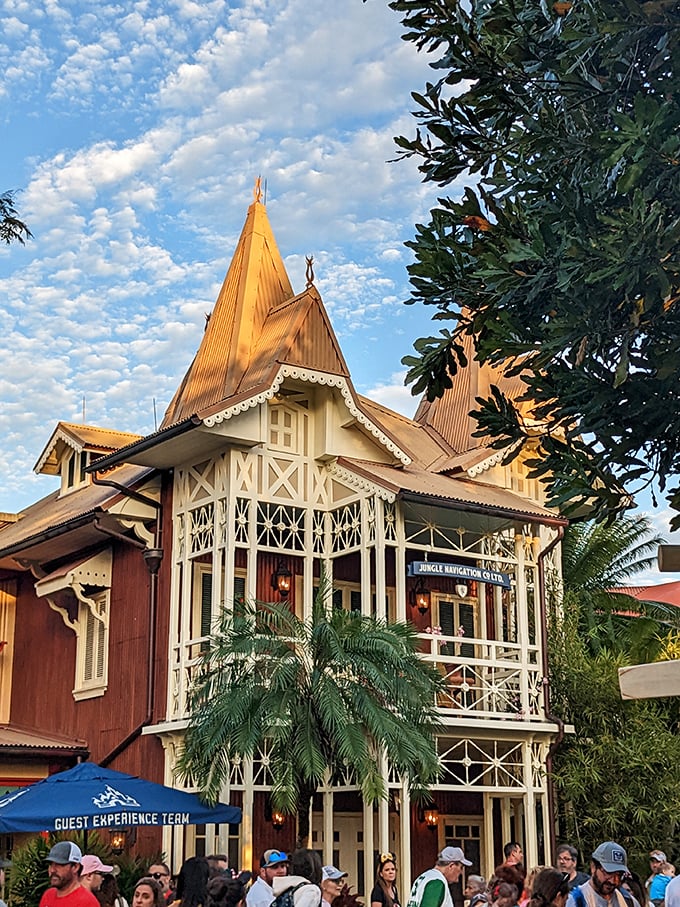 No machete required! Navigate through exotic cuisines in a setting that feels like Indiana Jones's favorite hangout.