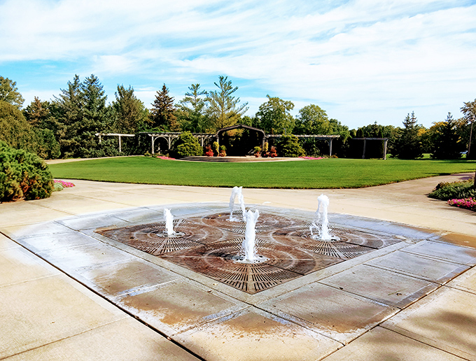 Dinosaur buffet or modern garden? Klehm Arboretum's Prehistoric Garden lets you decide. Just watch out for any lurking velociraptors!