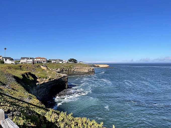 Sunset at Natural Bridges: Nature's own light show. It's like watching the sun play peek-a-boo through a stone curtain.
